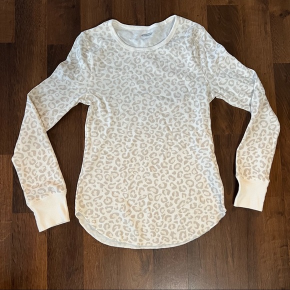 Old Navy | Tops | Large Jersey Old Navy Leopard Print Shirt | Poshmark